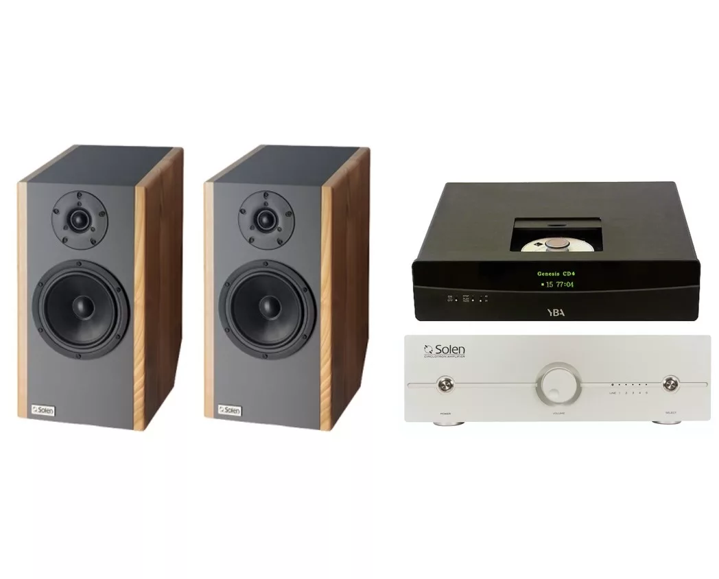 YBA Genesis CD4 - Amplificateur Solen CV40 - Enceintes Solen HELios ...