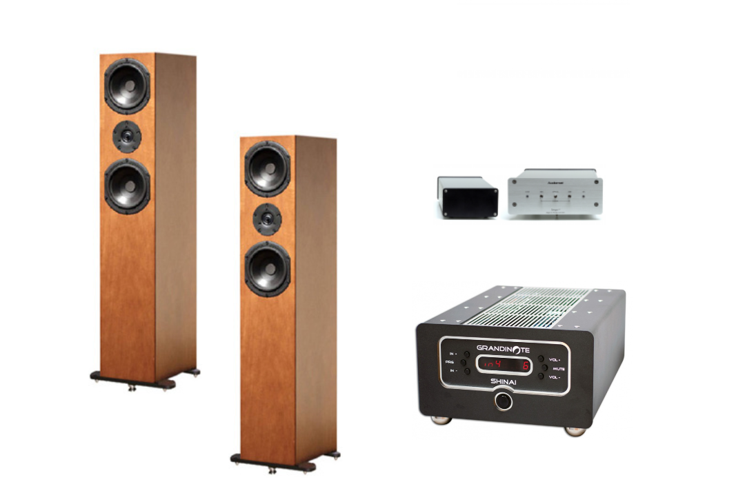 Dac Audiomat Tempo 2.9 - Amplificateur Grandinote Shinai - Enceintes ...