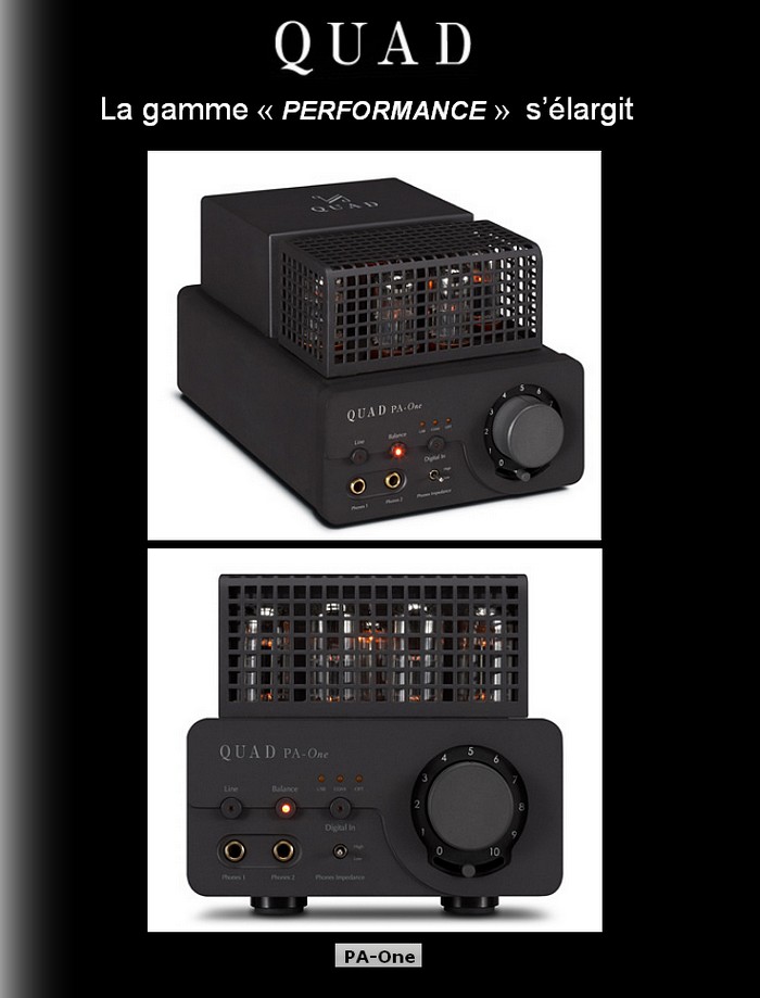 QUAD amplificateur casque / dac PA One Audiophile Fr